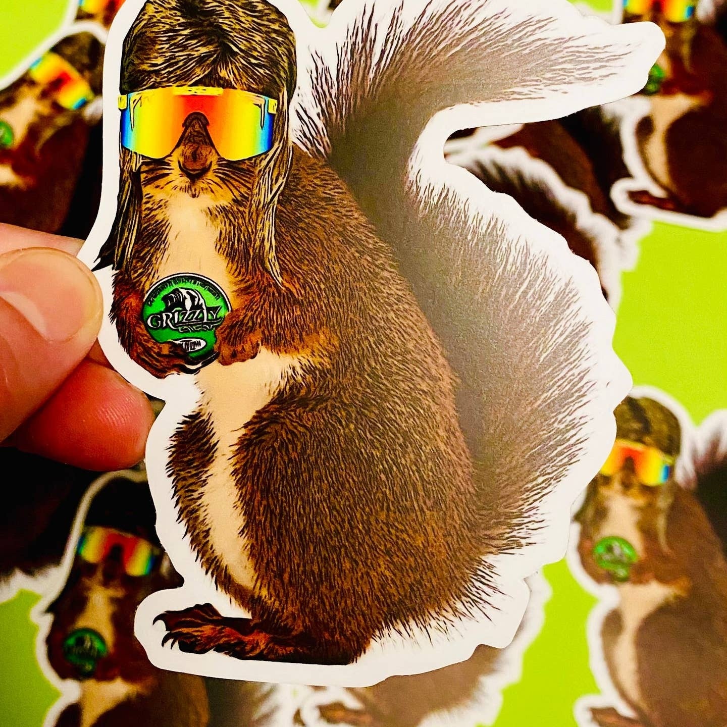 Redneck Squirrel Decal | Black & White Market